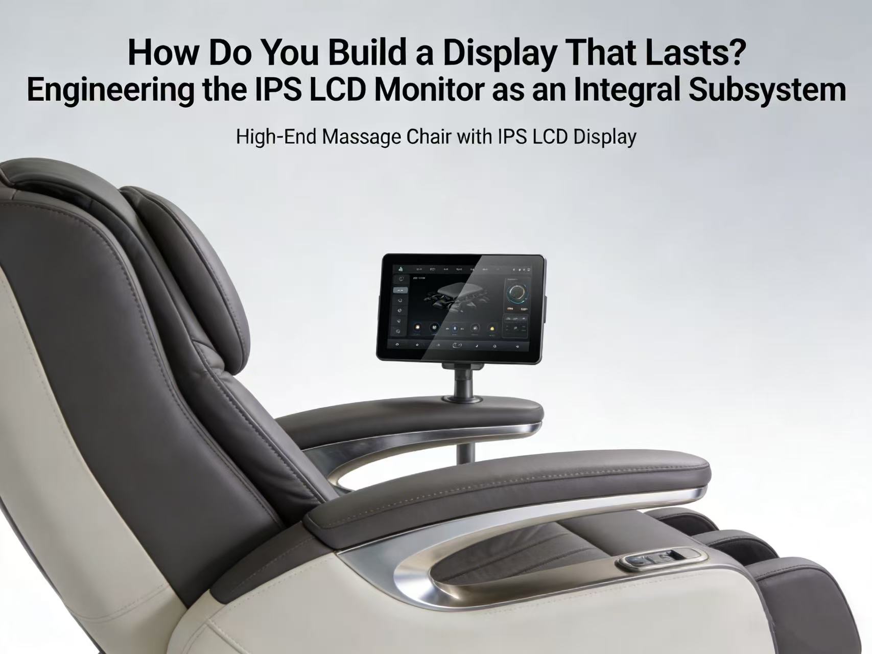 IPS LCD Monitor: Core of Smart Massage Chairs